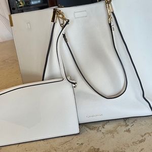 Calvin Klein Collection | Bags | Calvin Klein Tote Bag With Pouch ...